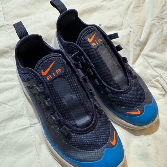 Nike | Shoes | Nike Air Blue Sneakers With Mesh Upper And Laceup ...